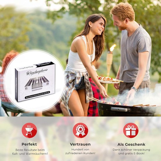 Koude rookgenerator M robuust van roestvrij staal - e-book voor roken ...