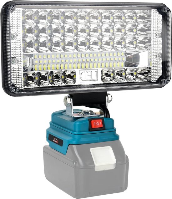 Acculamp voor Makita 18 V 90 W draadloze led-werklamp - 7500 lumen ...