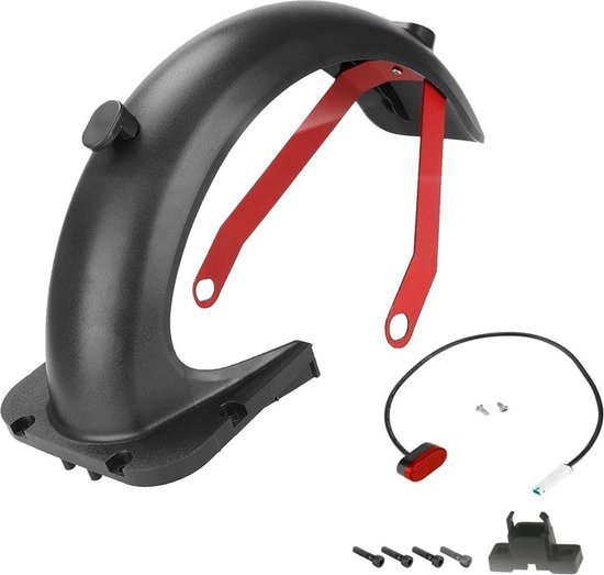 Achterspatbordset voor Segway Ninebot Max G30 - Rode beugel ...