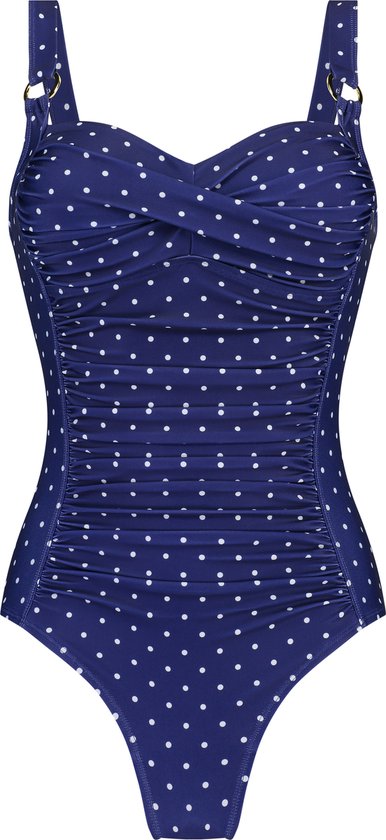 Hunkemöller Dames Badmode Badpak Shaping Ocean - Blauw - maat 44 | bol