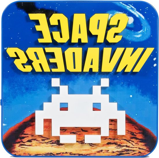 Sfeerverlichting 3D-lamp wandlamp Space Invaders - gaming accessoire ...