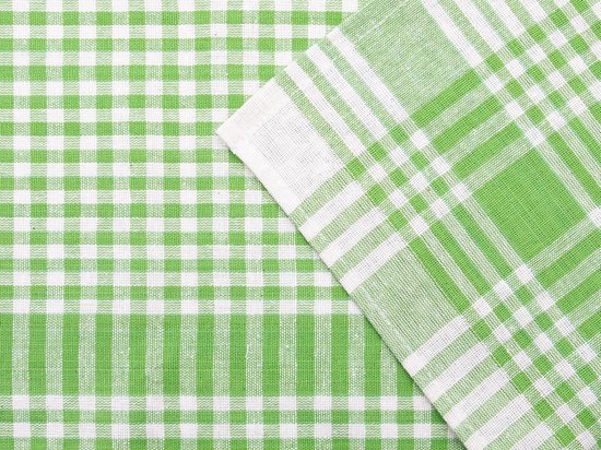 Set van 10 Katoenen Keukendoeken – Absorberend en Robuust – Groene ...