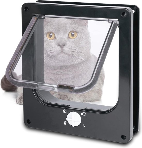 Cat Deuren Flap Medium voor Katten en Honden - Magneet, 4-Weg ...