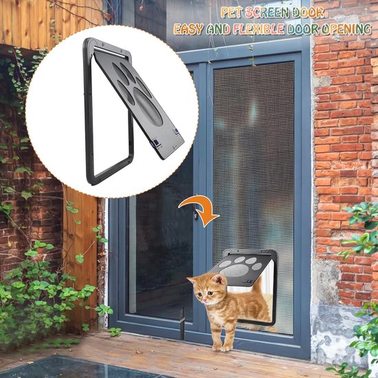 Chatière universelle pour Chats et chien pour Portes extérieures ...