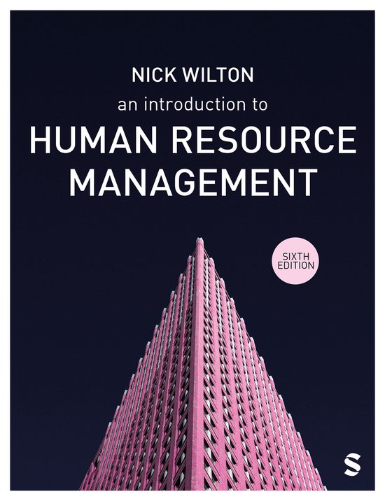 An Introduction to Human Resource Management, Nick Wilton ...