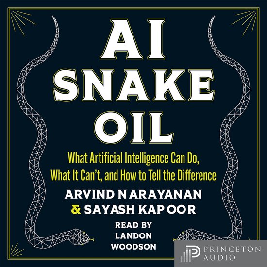 AI Snake Oil, Arvind Narayanan | 9780691269313 | Boeken | bol