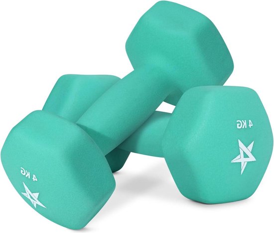 Neopreen Gewichten Set Paar - 1 kg tot 7 kg - Handgewichten Thuis Gym ...