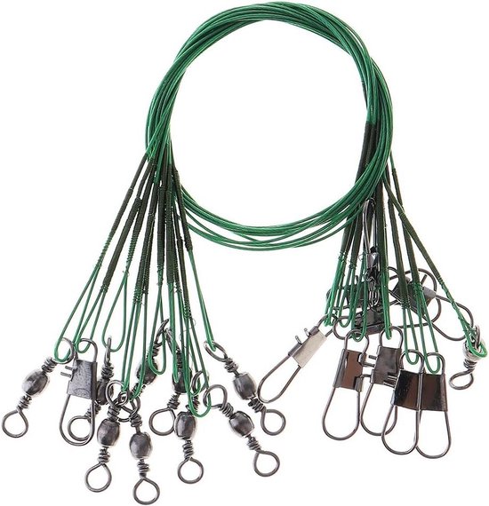 Vis spullen 20-stks-15cm Visdraad Leiders Vislijn Draad Leiders Rvs ...