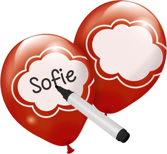 Folat - Writable balloons Assorti | bol