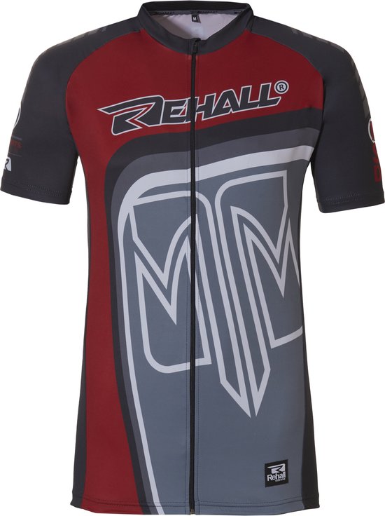 Rehall LANCE-R Heren Fietsshirt Korte Mouw Rood XL - Wielershirt ...