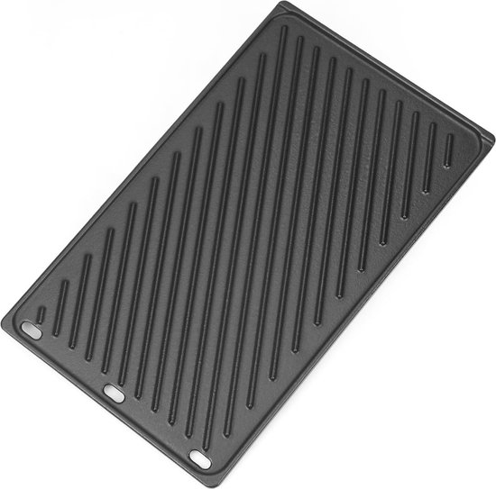 Gietijzeren Grillplaat 44x25cm - Omkeerbare Plaat voor Weber Spirit I ...