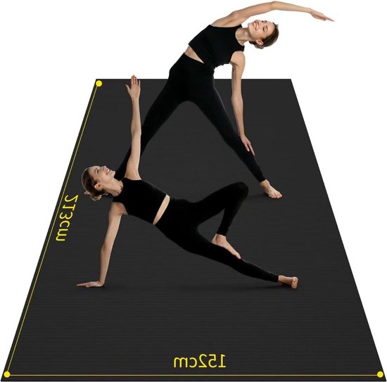 Grote oefenmat 243 cm x 152 cm x 7 mm - antislip extra dikke ...