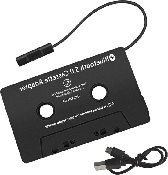 Bluetooth 5.0 Car Cassette Adapter - Tape Adapter voor autoradio | bol
