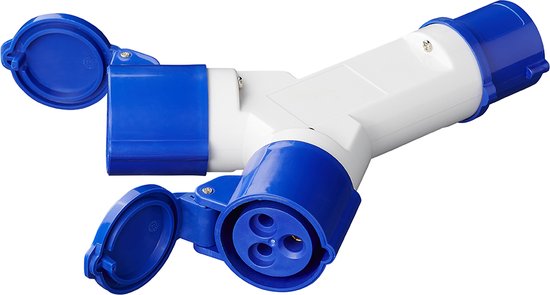 ProPlus CEE Splitter - 2 Weg - 16 Ampère - IP44 - 230 Volt - 3-Polig | bol