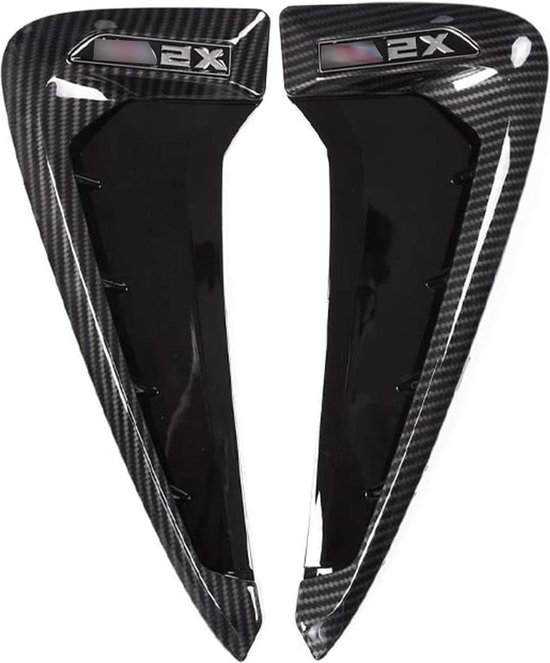 Carbon Fiber Style Side Wing Fender Air Guide Vents voor BMW X5 F15 X5M ...