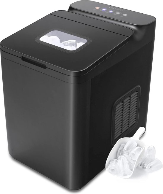 Compacte IJsblokjesmachine voor Thuis en Bedrijf - 12-15 kg IJs per Dag ...