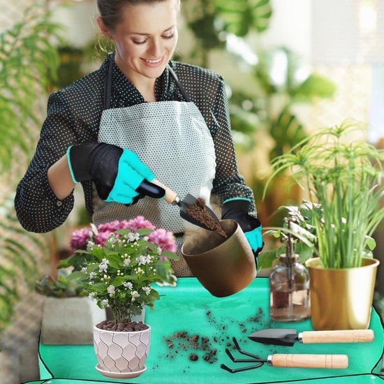 Waterdichte Tuinmat - 100 x 100 cm Opvouwbare Plantenmat voor Tuin en ...