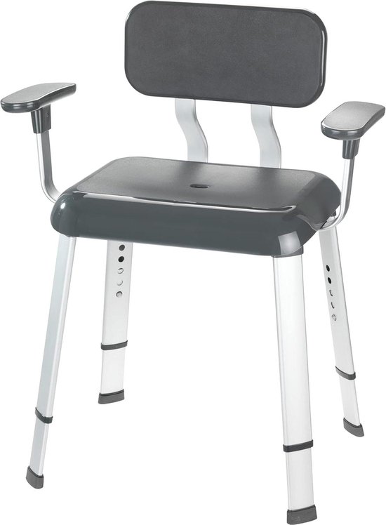 Badhocker mit Arm- und Rückenlehne Secura Premium - ergonomisch ...
