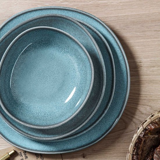 Villeroy & Boch Serviesset Lave - Glace - 12-delig / 4 personen | bol