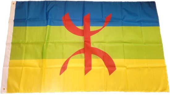 Jumada's - Berberse vlag - 90 x 150 cm - Berber - voor trots en ...