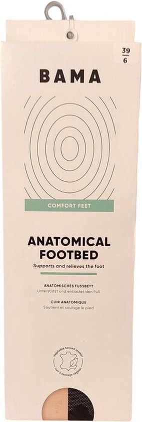 Bama Comfort Feet Anatomisch Leren Voetbed | bol