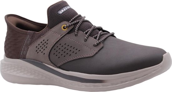 Skechers Slip-ins Slade Macklin Chocolate | bol