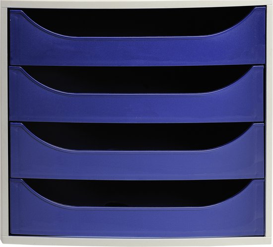 ACROPAQ Sorteerbakjes - Ladenblok - Grijs/nachtblauw | bol.com