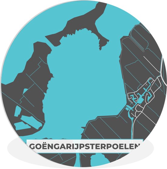 Wall Circle - Wall Circle Indoor - City Map - Goëngarijpsterpoelen ...