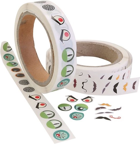 Sticker ogen, d: 17 mm, 2000 stuk/ 1 doos | bol.com