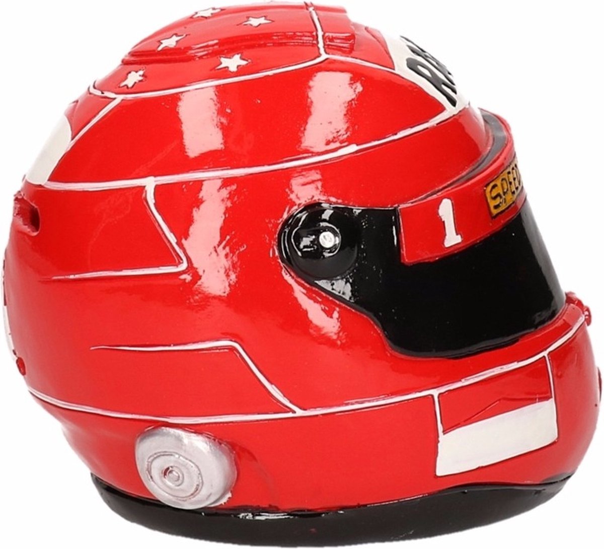 Spaarpot rode race helm | bol.com