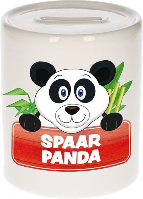 Kinder spaarpot met spaar panda opdruk - keramiek - panda spaarpotten | bol