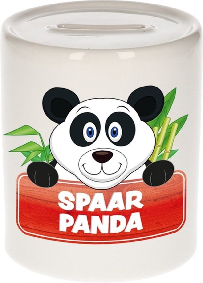 Kinder spaarpot met spaar panda opdruk - keramiek - panda spaarpotten ...