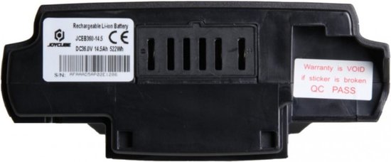 Phylion fietsaccu Joycube 36V 14.5Ah - 522Wh | bol