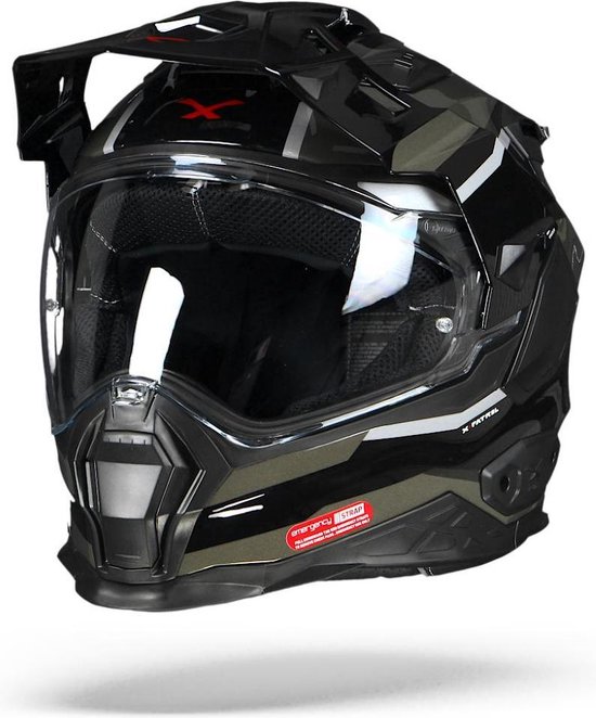 Nexx X.WED2 X-Patrol Zwart Donker Grijs Integraalhelm - Motorhelm ...