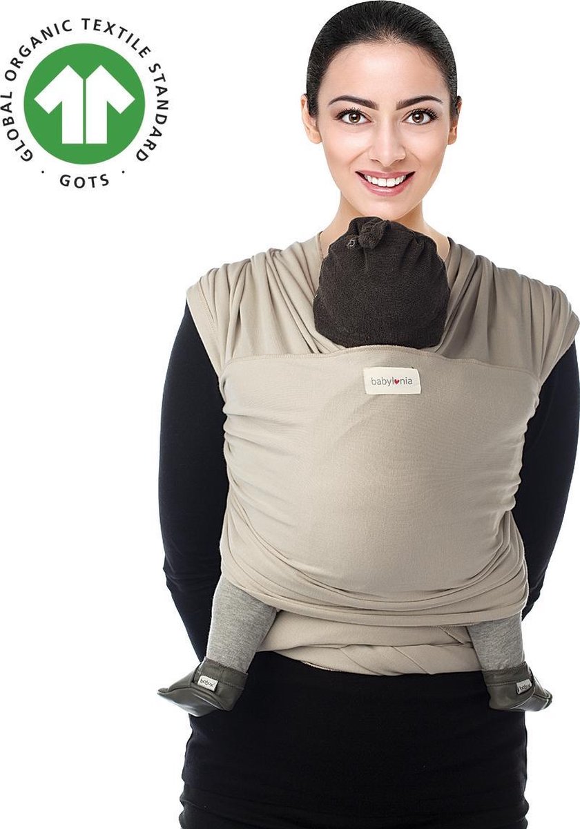 Babylonia draagdoek - Tricot-Slen - Zand | bol.com