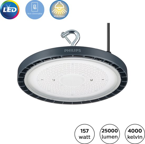 Philips CoreLine Led Highbay G5 25000lm 157W - 8719514955837 - E3Z3K | bol