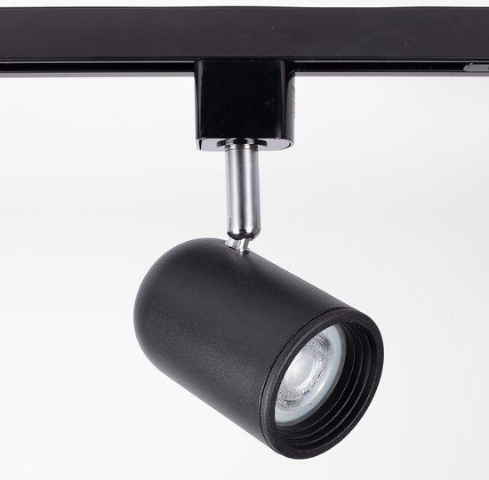 LumenXL - Railsysteem verlichting Collin - 1,5 meter - Zwart - 7 spots ...