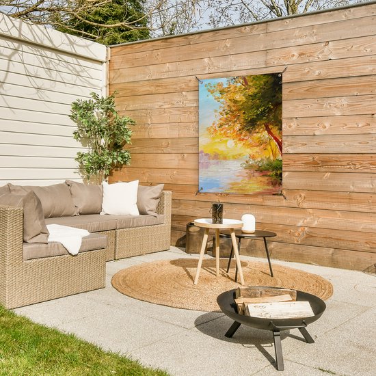 Tableau de jardin Nature - Tableau - Arbre - Water - 60x80 cm - Affiche ...