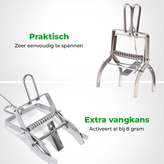 VerminBuster Mollenklem - 10 Stuks - Mollenverjager - Professionele ...