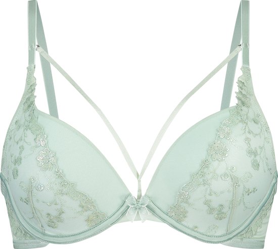 Hunkemöller Voorgevormde push-up beugel bh Lillia Groen A75 | bol