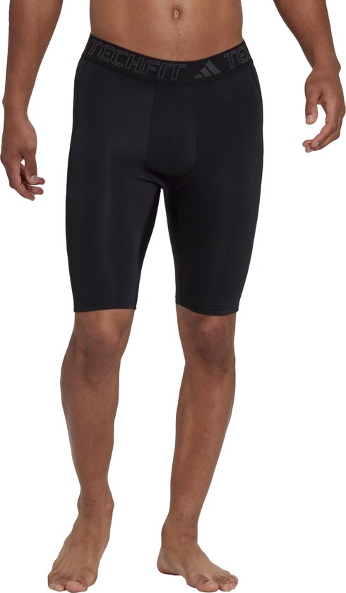 Adidas Performance Techfit Training Korte Legging Heren Veelkleurig