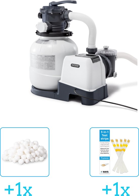 Intex 26646GS Zandfilterpomp - SX2100 - 6000 liter per uur inclusief ...