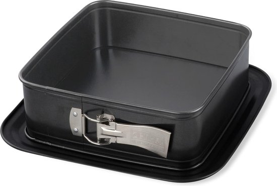 vierkante springvorm, 24 x 24 x 8 cm, bakvorm met apart verkrijgbare ...