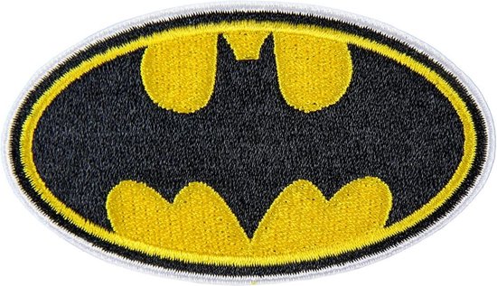 Patch Batman Geel Zwart Polyester | bol