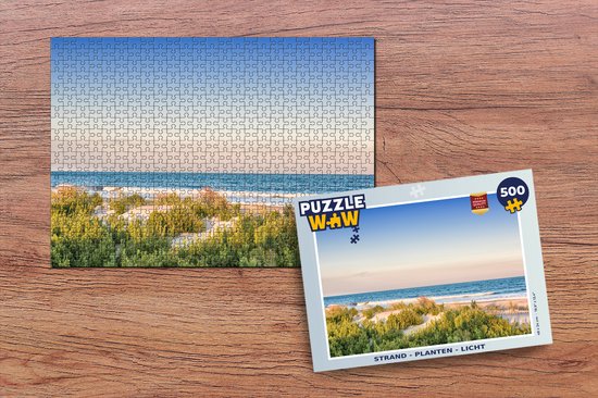 Puzzel Strand - Planten - Licht - Legpuzzel - Puzzel 500 stukjes | bol.com