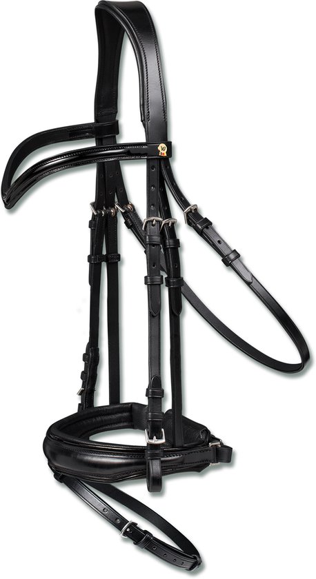 Waldhausen S-Line Patent Leather Bridle Blackshine | Full | bol
