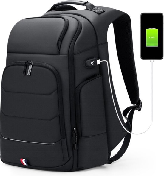 Currero Waterdichte Rugzak - Anti Diefstal Rugzak - Rugtas - Laptopvak ...