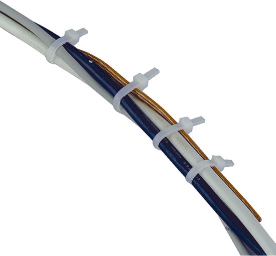Kabelbinders 2,5 x 100 mm - zwart - zak 100 stuks - Tiewraps - Binders ...
