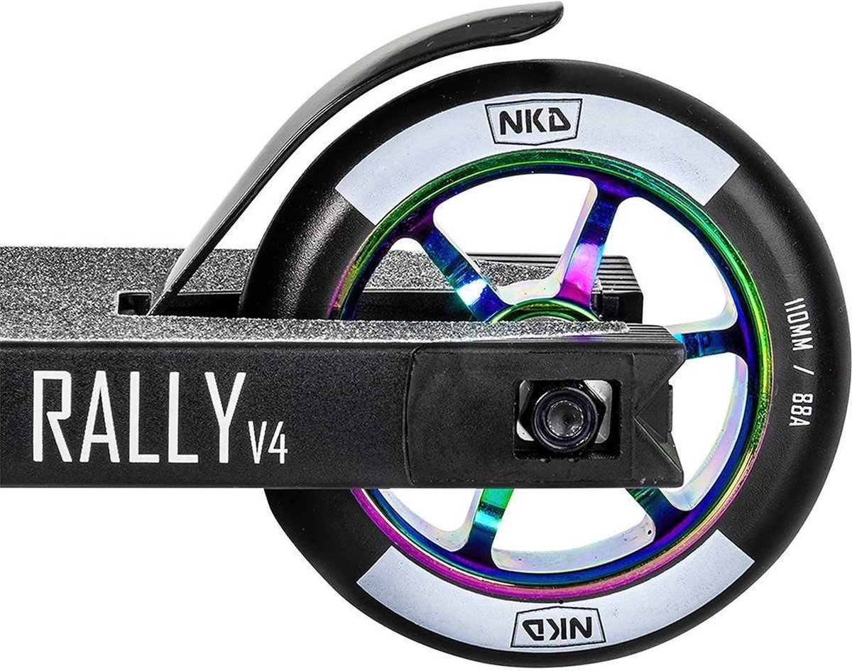 NKD Rally V4 stuntstep Black-Rainbow | bol.com