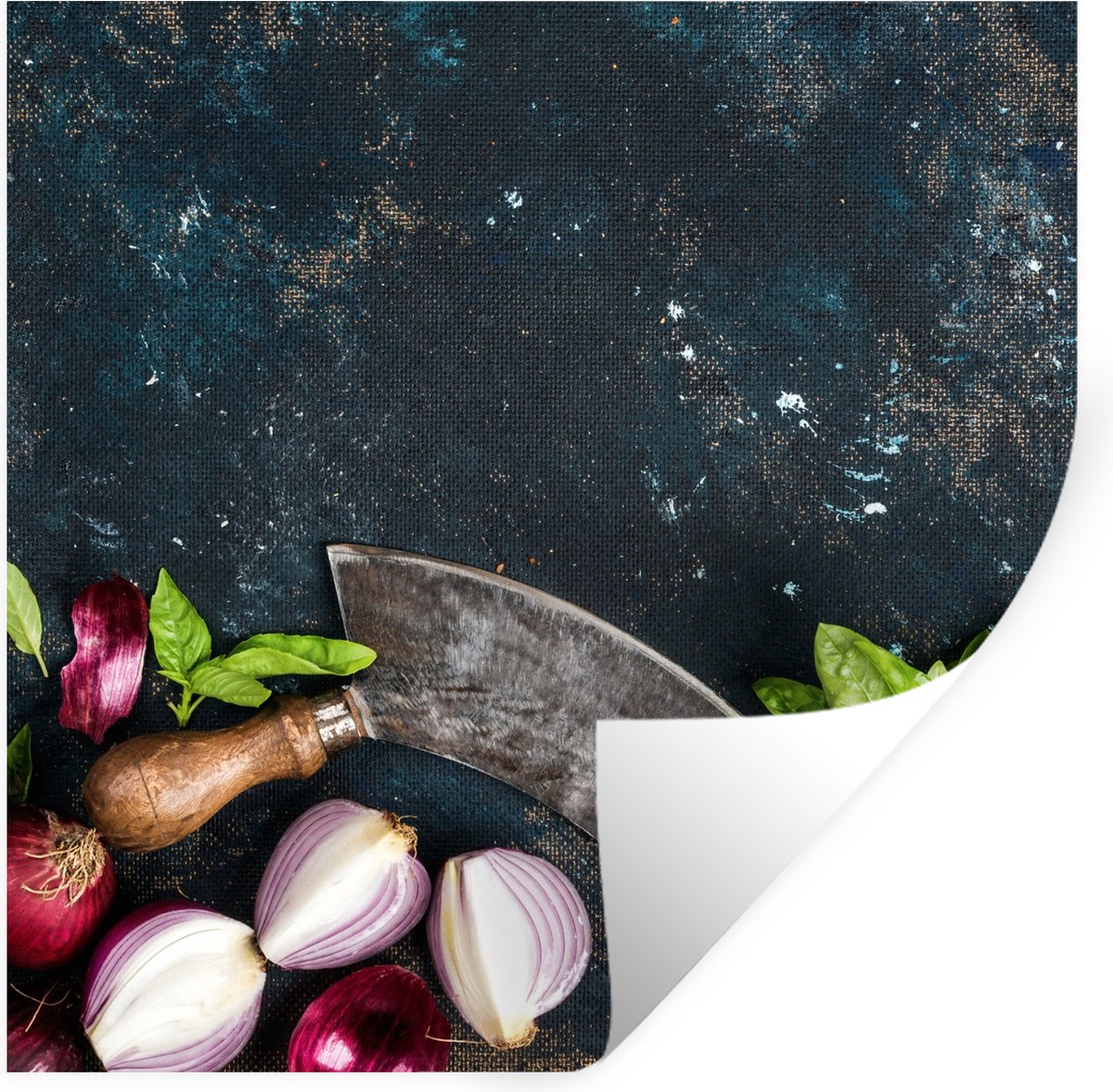 Muurstickers - Sticker Folie - Groente - Kruiden - Wiegemes - Ui ...